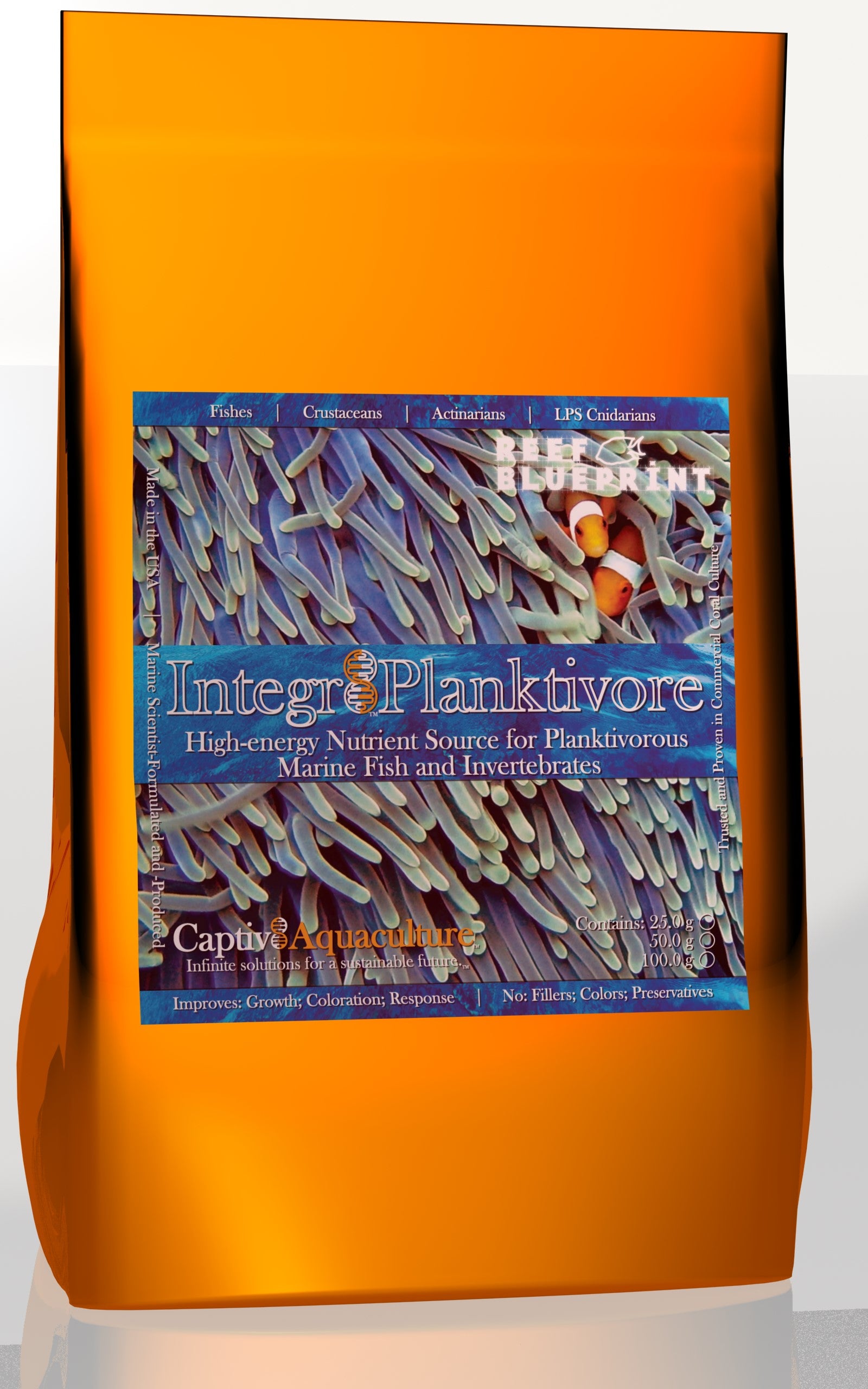 Reef BluePrint Integr8 Planktivore (25g) – Blue Water Coral